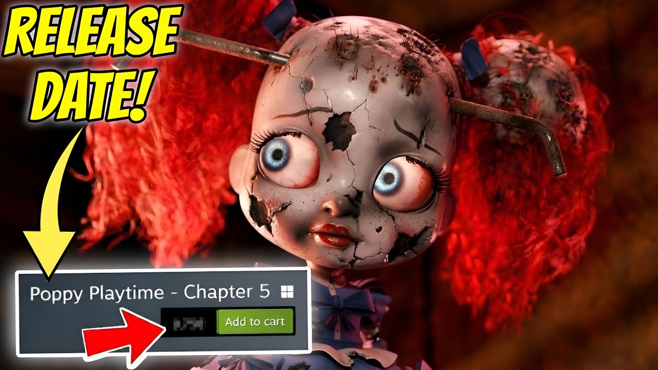 POPPY PLAYTIME CHAPTER 5- RELEASE DATE OUT BY MOB WHEN!?🤩- POPPY 5 HUGE ...