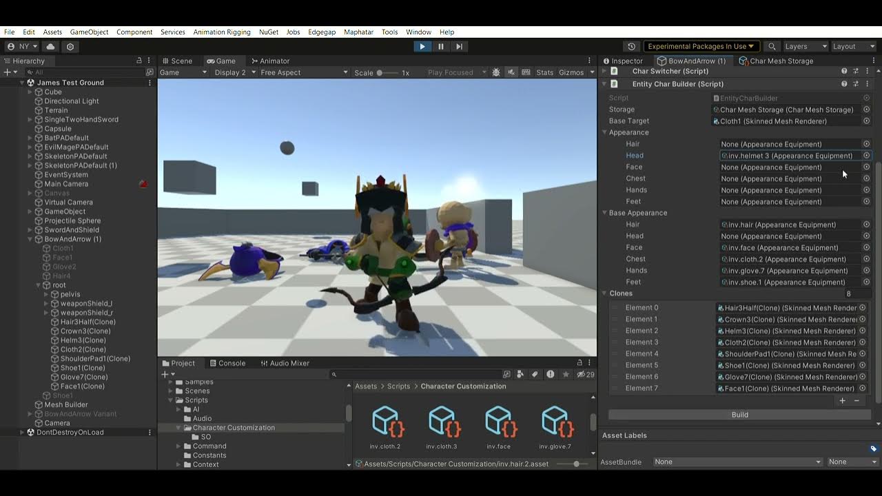 character customization p2 devlog #5 - YouTube