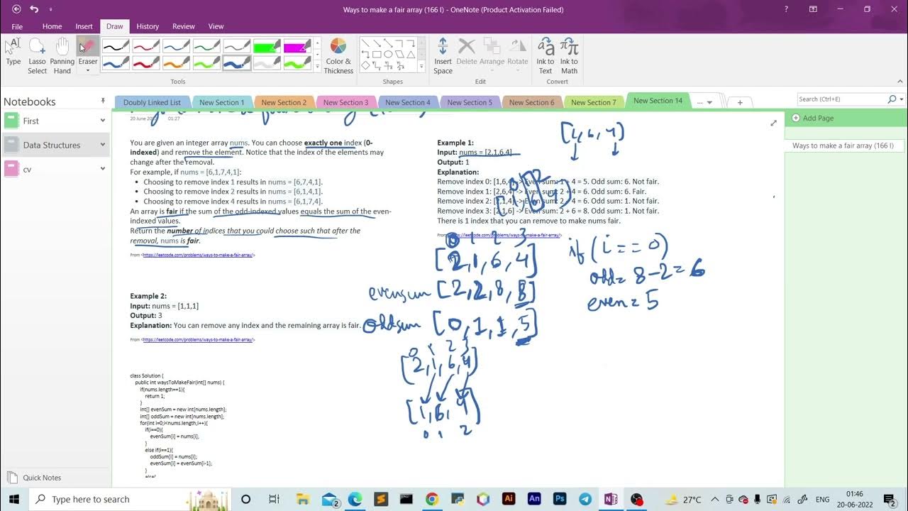 Leetcode 1664 Ways To Make A Fair Array Youtube