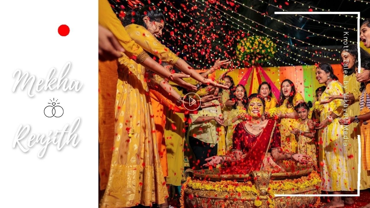 Radiant Haldi and Mehendi Ceremony | Celebrating Mekha's Journey to ...