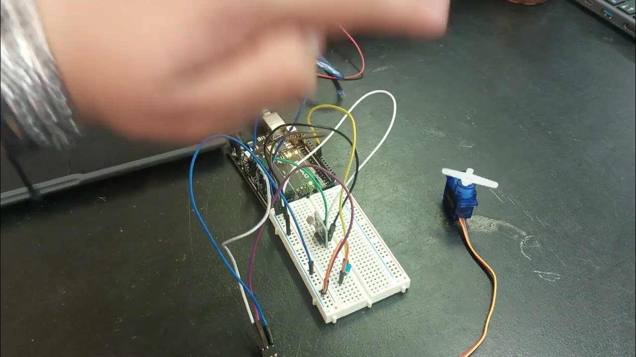 Arduino + LDR + LED + Servo motor - YouTube