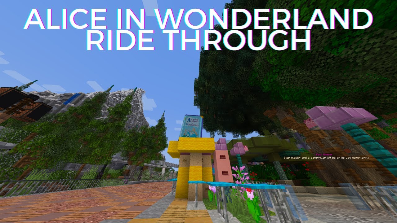 ImagineFun Minecraft - Alice in Wonderland at Disneyland! - YouTube