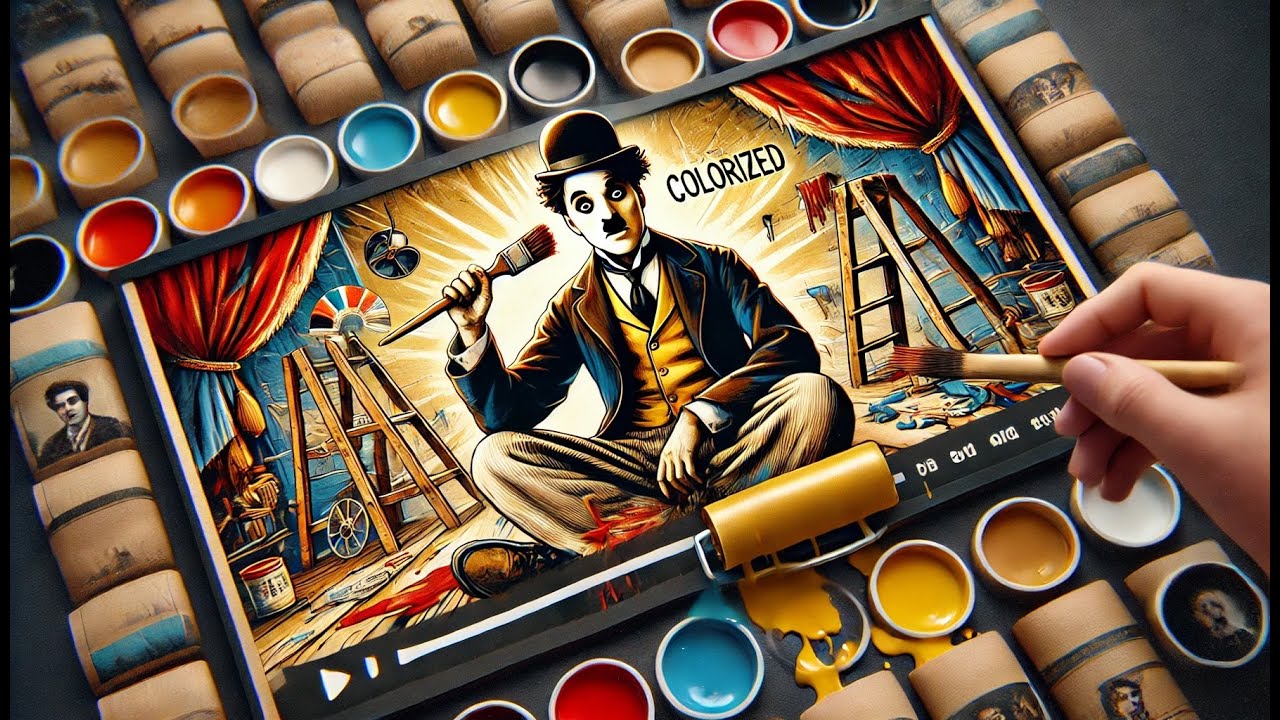 Charlie Chaplin’s Work (1915) – Rare Colorized Version | Iconic Silent ...