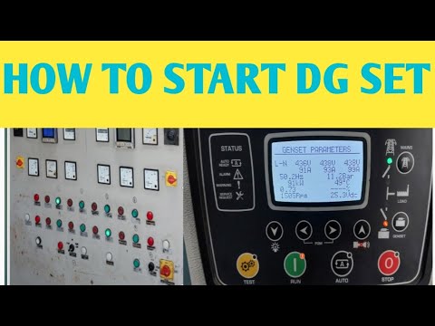 starting Diesel generator set(DG) power car / Lhb coaches - YouTube