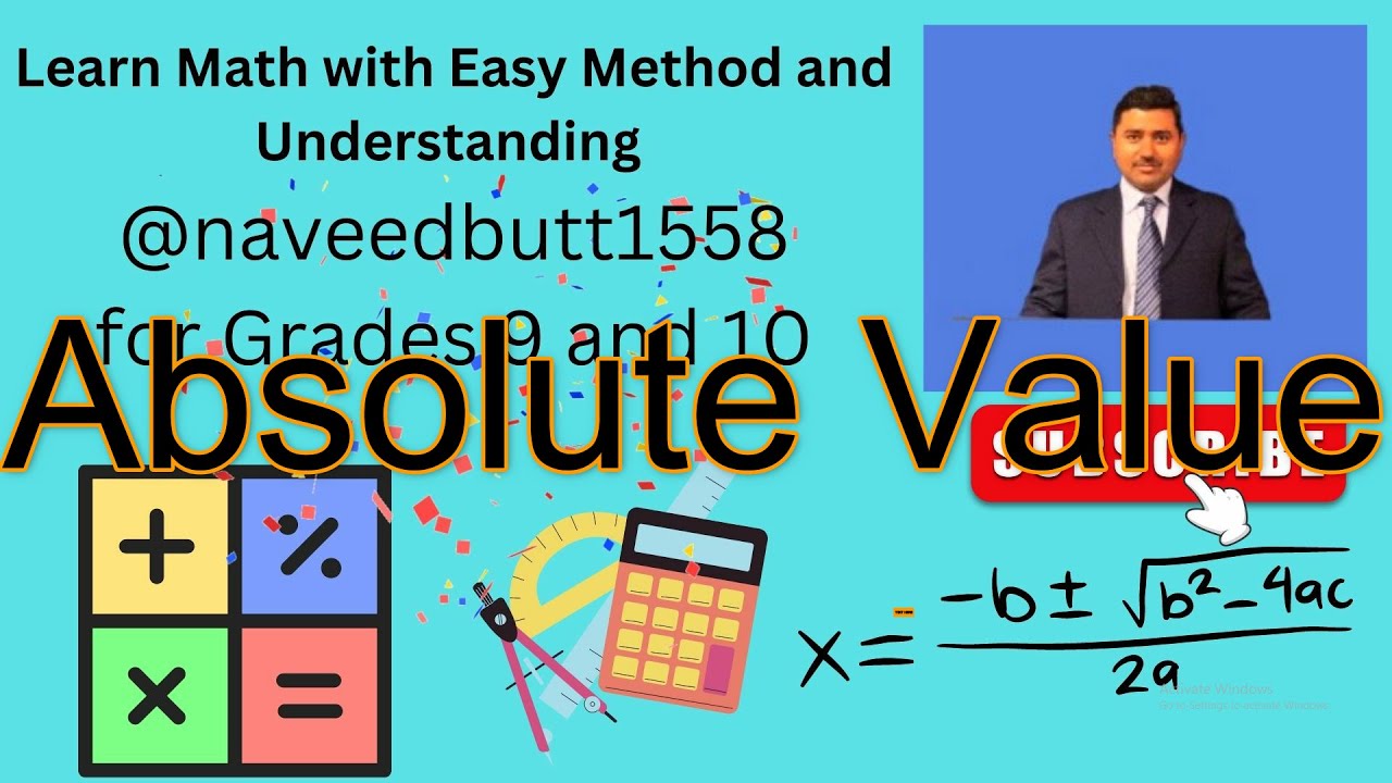 Math 9th Class Chapter # 7 Exercise # 7.2 What is Absolute Value - YouTube