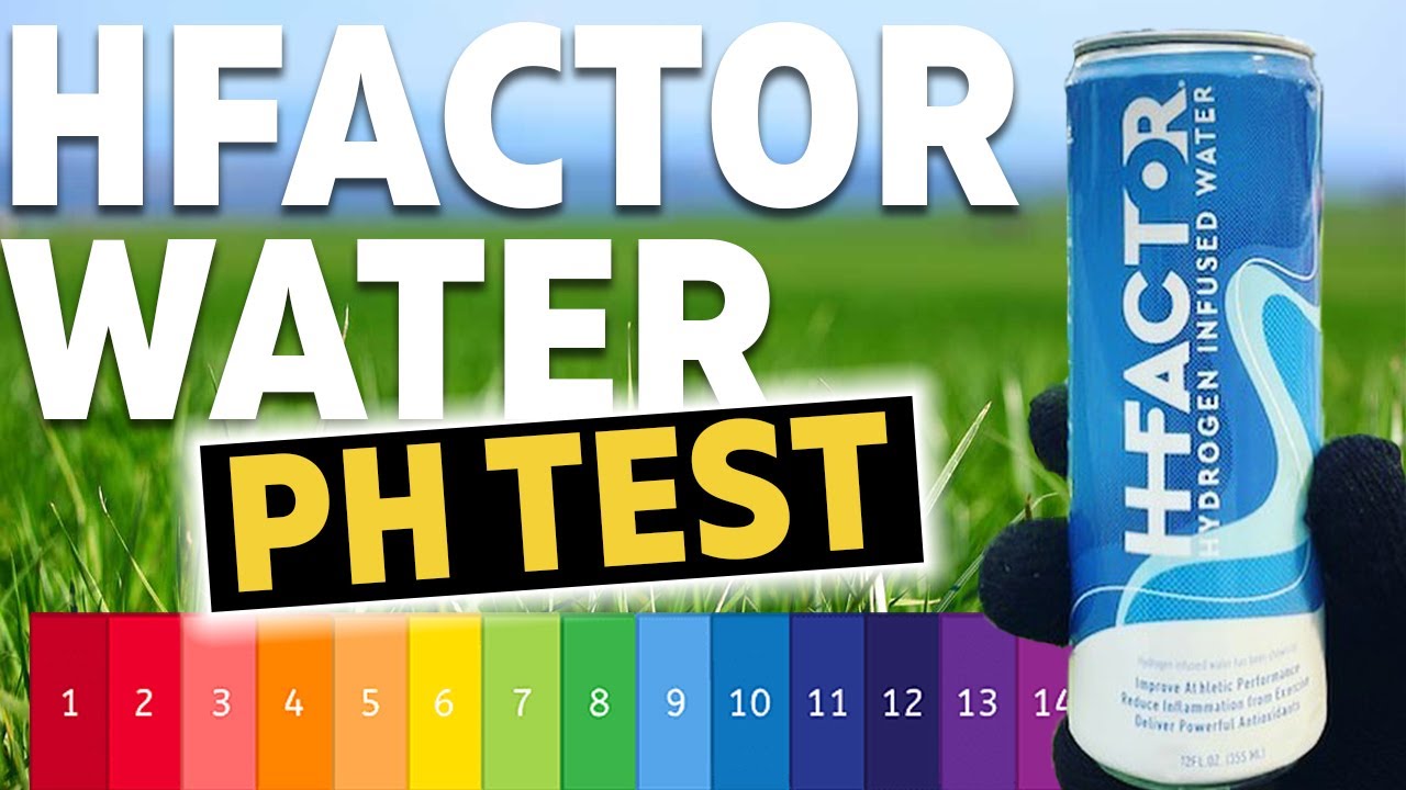 HFactor Water PH Test..Is This Beverage Acidic or Alkaline? - YouTube