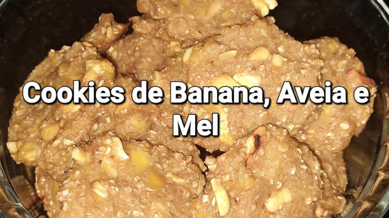 Cookies saudável com apenas 3 ingredientes. - YouTube