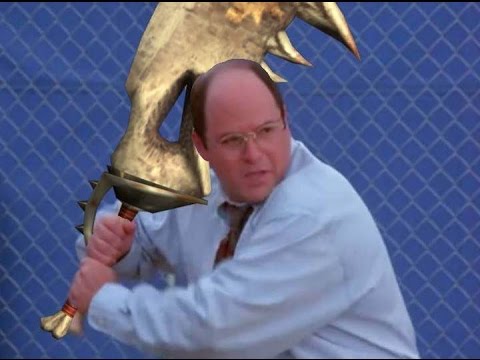 George constanza teaches hunter how to be MLG with hammers - YouTube