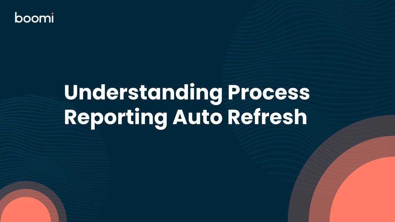 Understanding Process Reporting Auto Refresh - YouTube