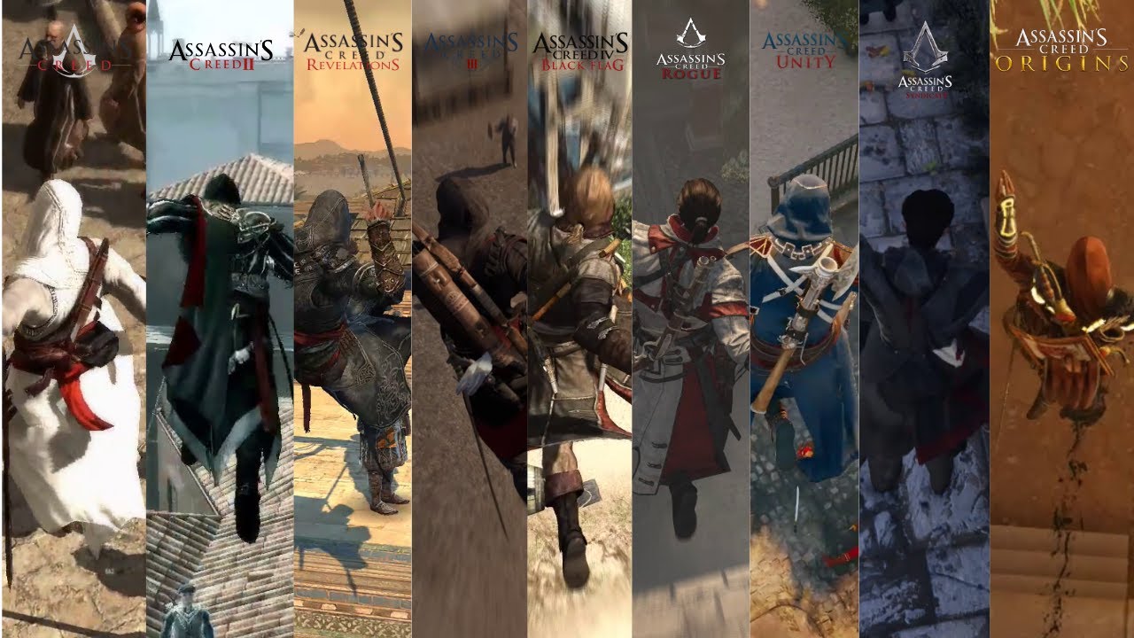 1 Minute of Air Assassinations From Every Assassin's Creed - YouTube