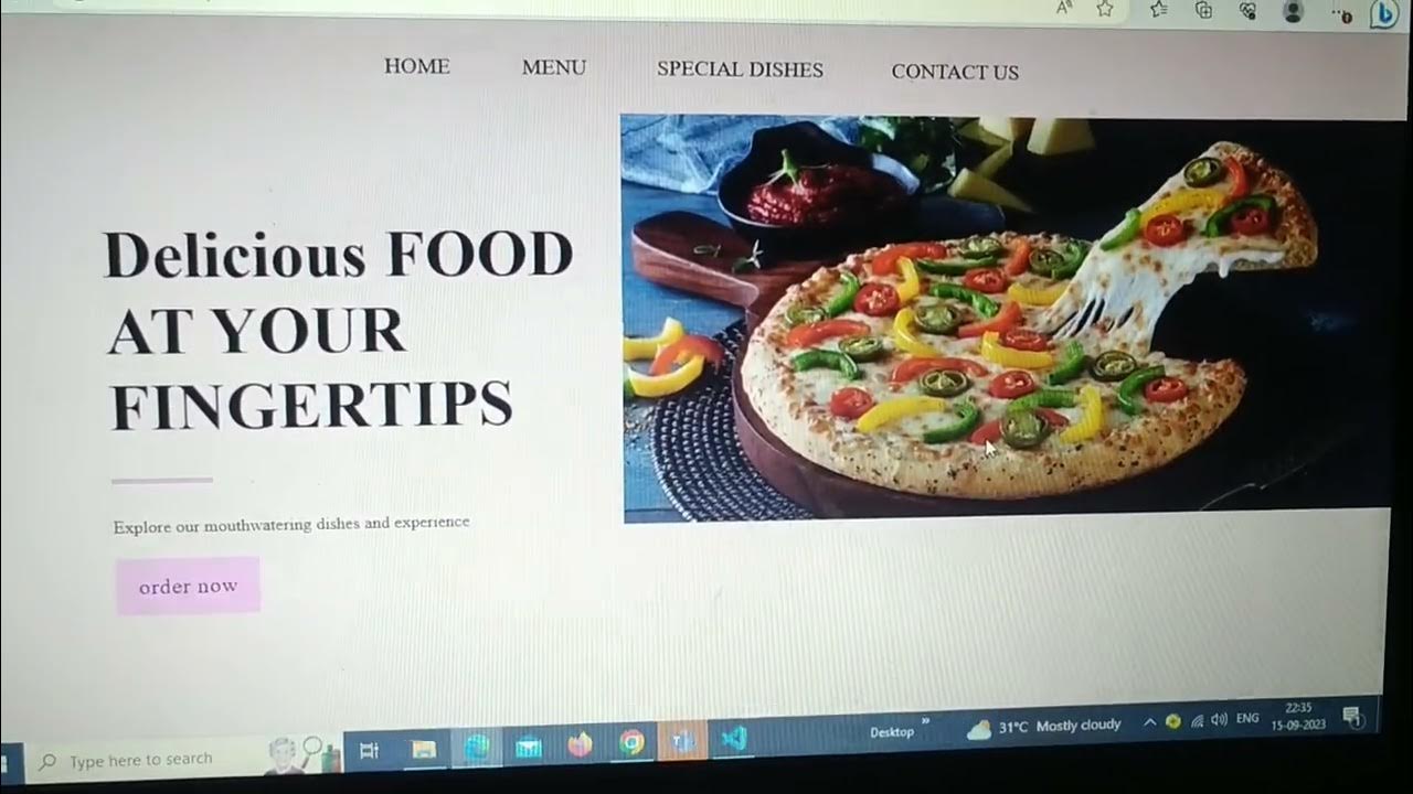 web development intership at Oasis infobyte project - YouTube
