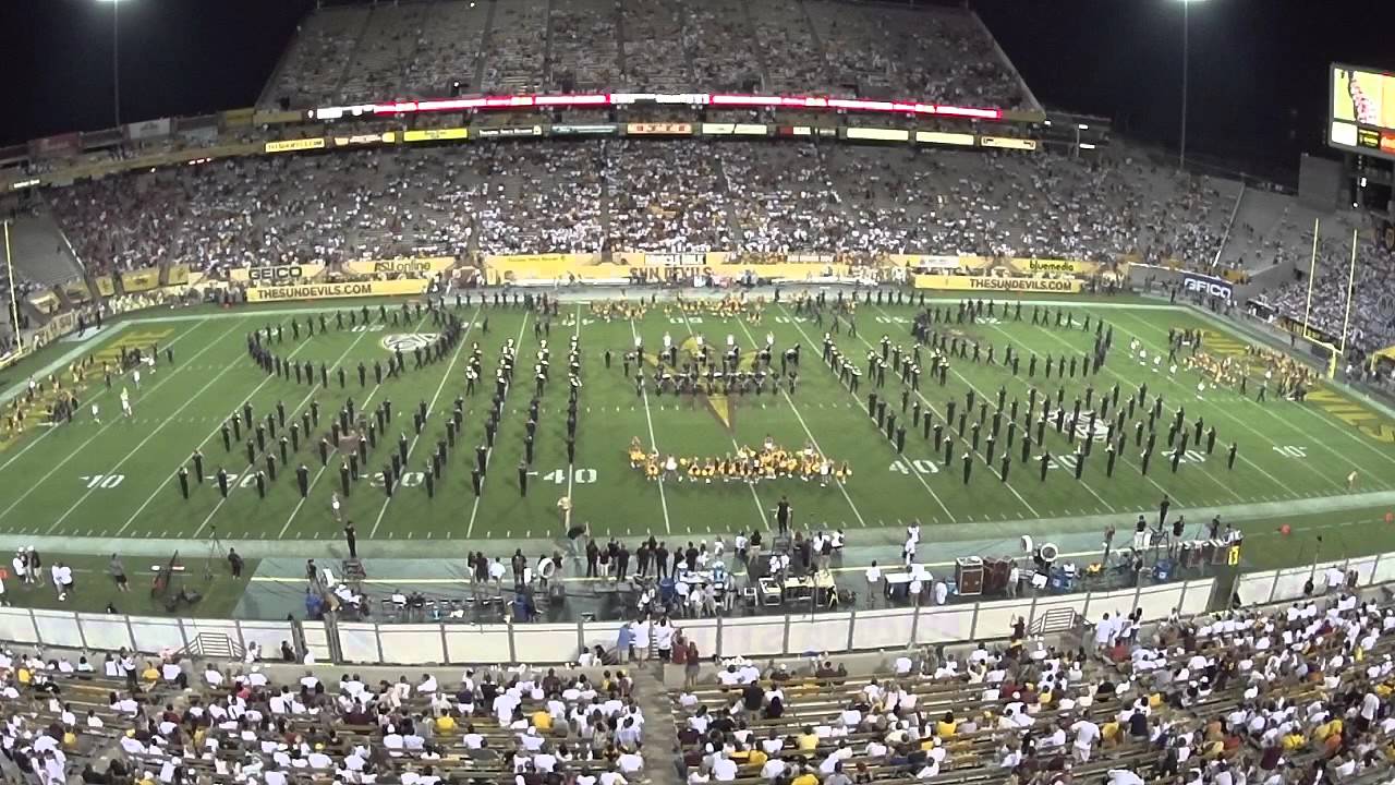 2015 ASU Marching Band - Halftime Performance (Sept 18) - YouTube