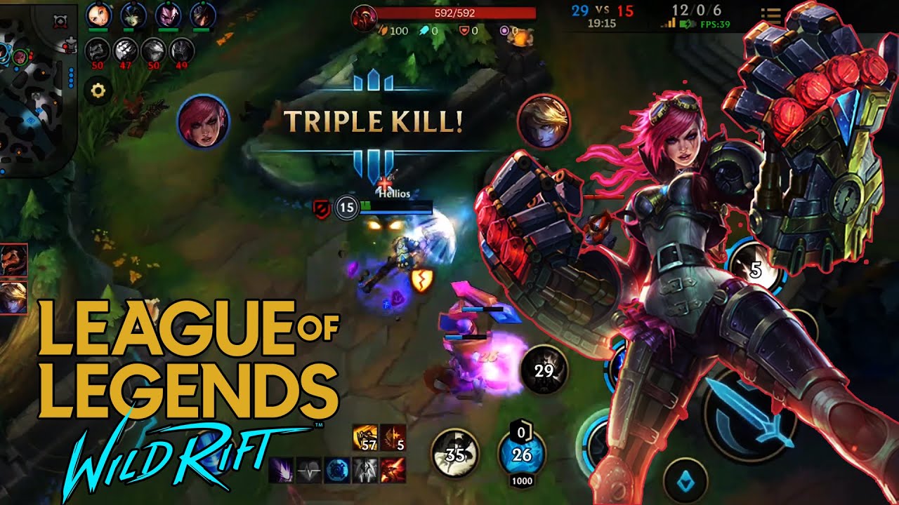 Vi | League of Legends: Wild Rift Alpha Test | PILTOVER's FINEST! - YouTube