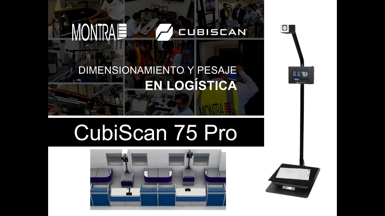 Nuevo CubiScan 75 Pro de Montra en Latinoamérica - YouTube