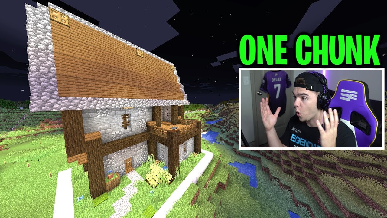 I Made a Minecraft Base in ONE CHUNK! (minecraft ep.37) - YouTube