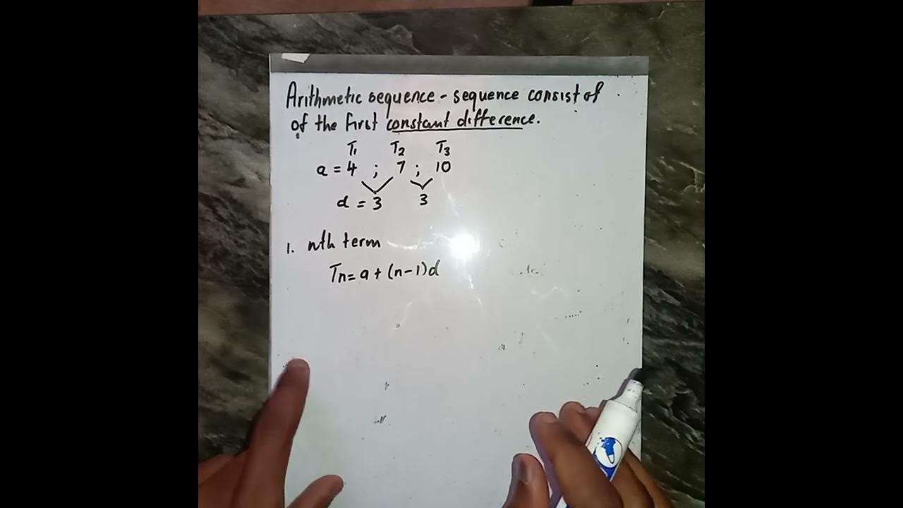 How To Solve Arithmetic Sequence Grade 10, 11 and 12 Mathematics - YouTube