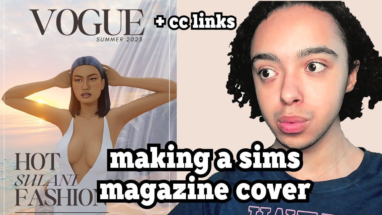 The Sims 4 But I'm Making A Magazine Cover 👀💫 | The Sims 4: Create A Sim - YouTube