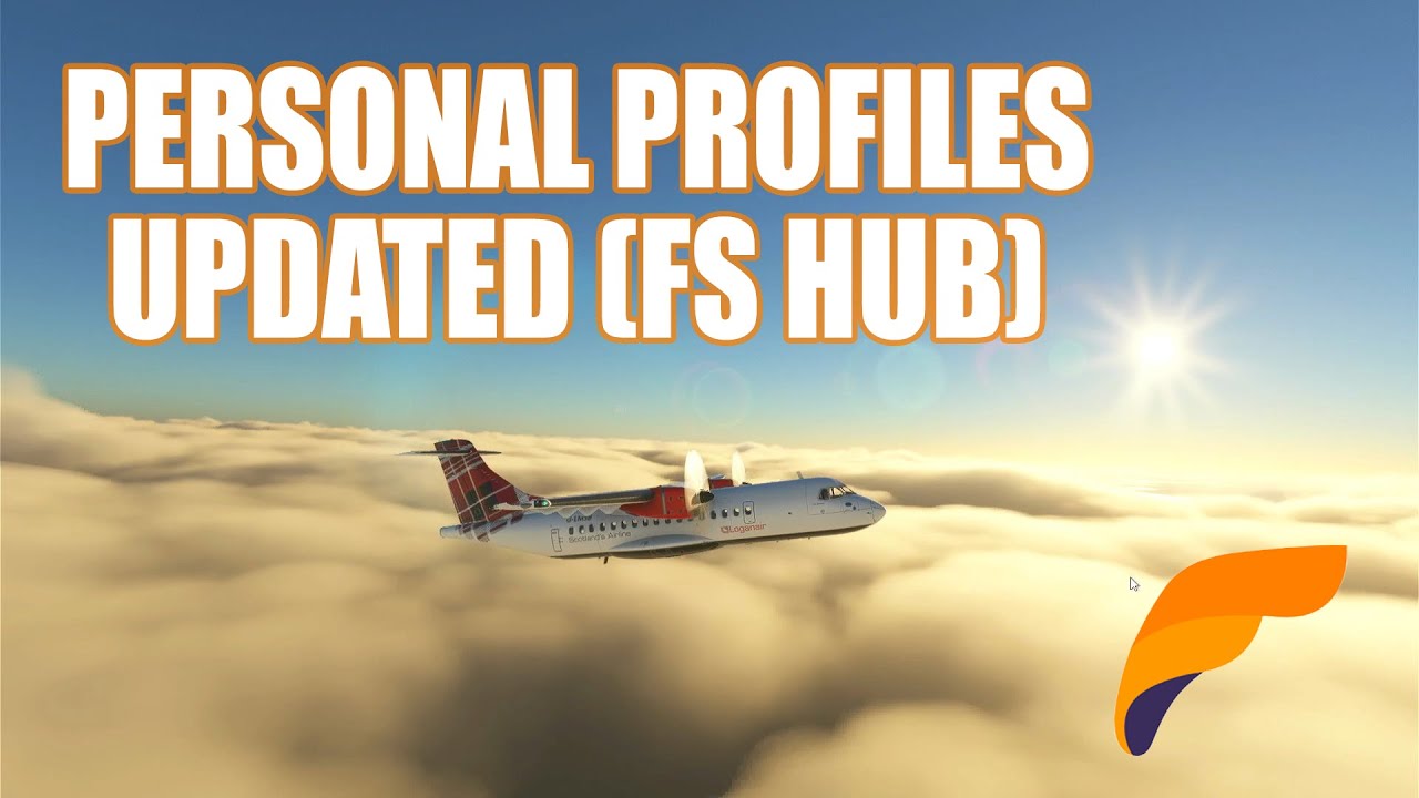 Manual PIREP flights shown on FS-HUB Personal Profiles - YouTube