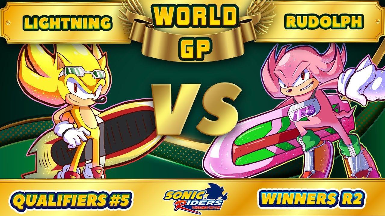Sonic Riders World Grand Prix Qualifier #5 | Lightning vs Rudolph ...