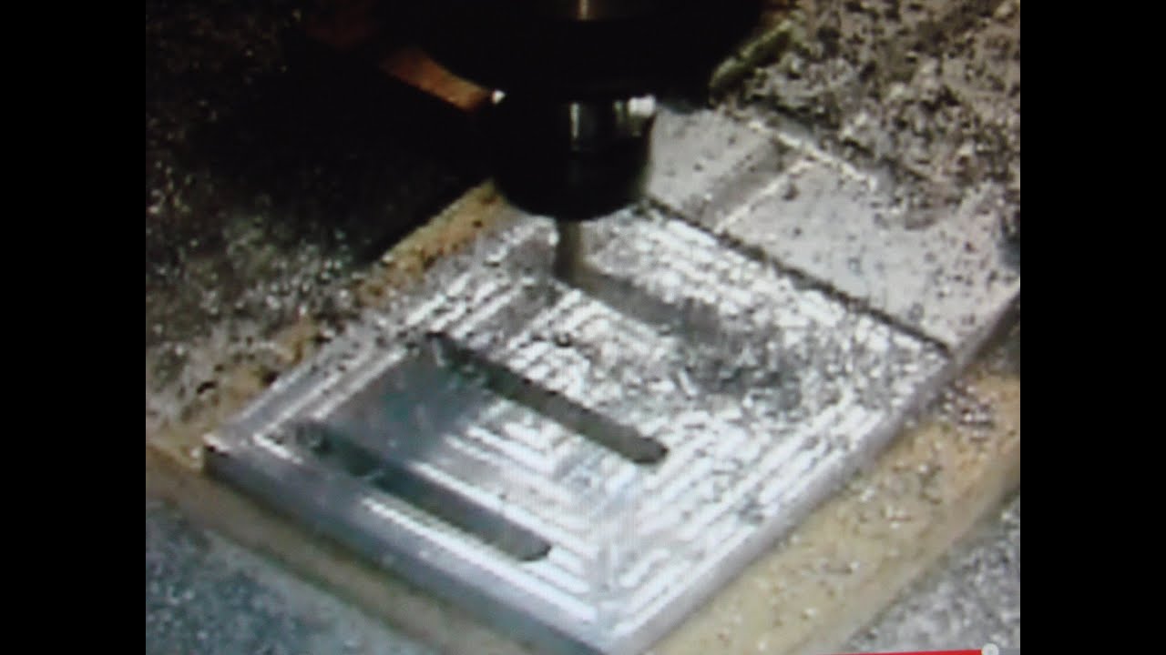3 CNC 6090 router machining aluminium - YouTube