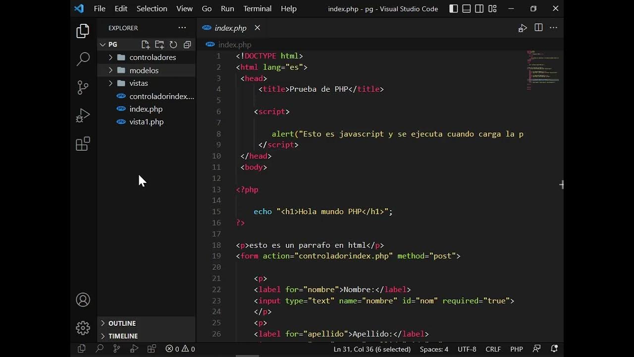 Programación web PHP JS HTML Como conectarse a una base de datos con PHP XAMP PostgreSQL 9.x ...