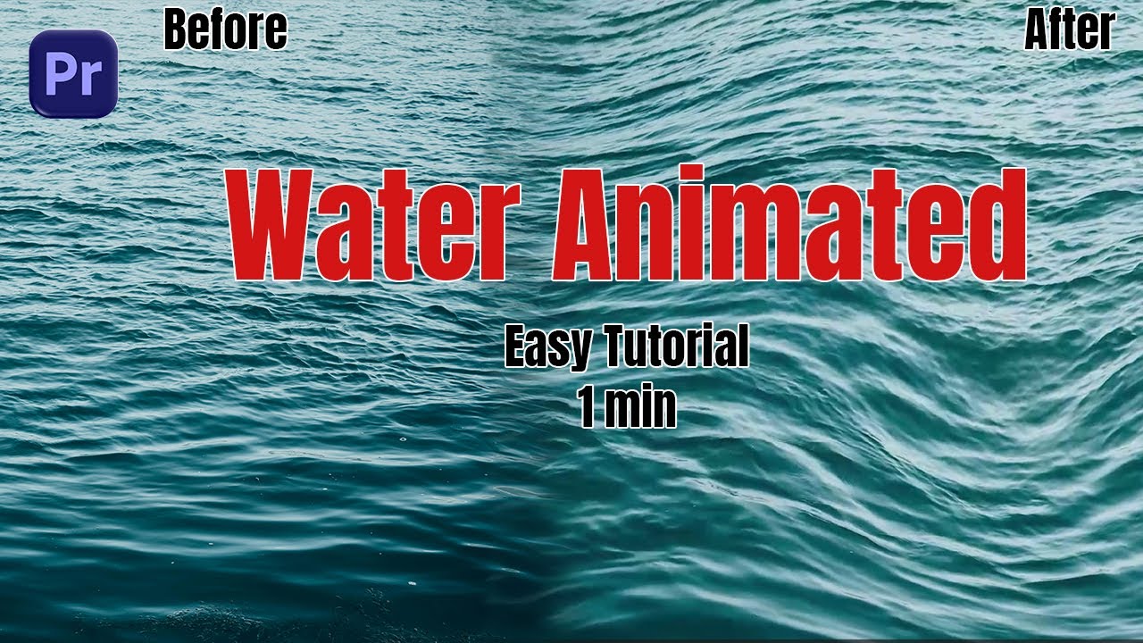 How to Animate Water Ripple Effect in Adobe Premiere Pro | Realistic ...