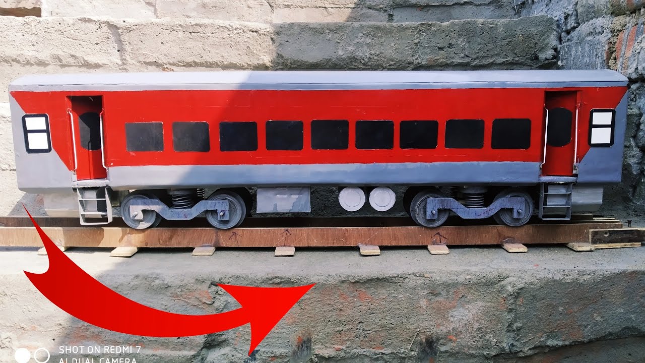 TRAIN RAJDHANI EXPRESS | MODEL OF LHB COACH | Trailer video - YouTube