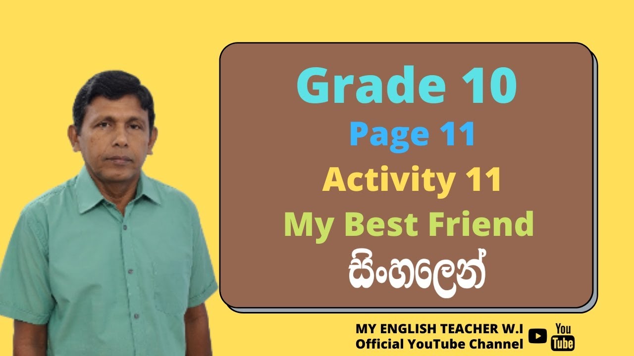 MY ENGLISH TEACHER W I Episode 127 Grade 10 English Text Book my-english-teacher-w-i-episode-127-grade-10-english-text-book