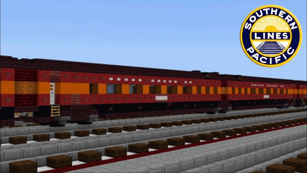 Minecraft Southern Pacific Daylight Articulated Chair Coach Tutorial ...