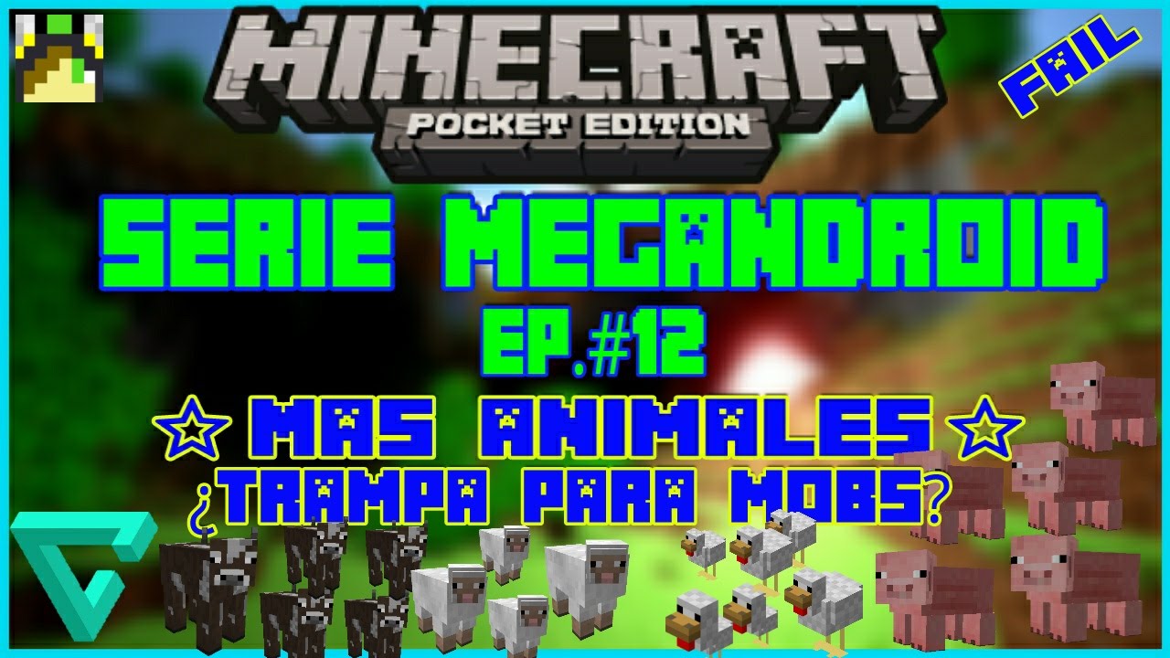 Megandroid Ep.12/Serie Survival Minecraft PE/"Fails" - YouTube