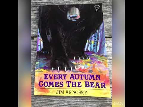 Every Autumn Comes The Bear (read along) - YouTube