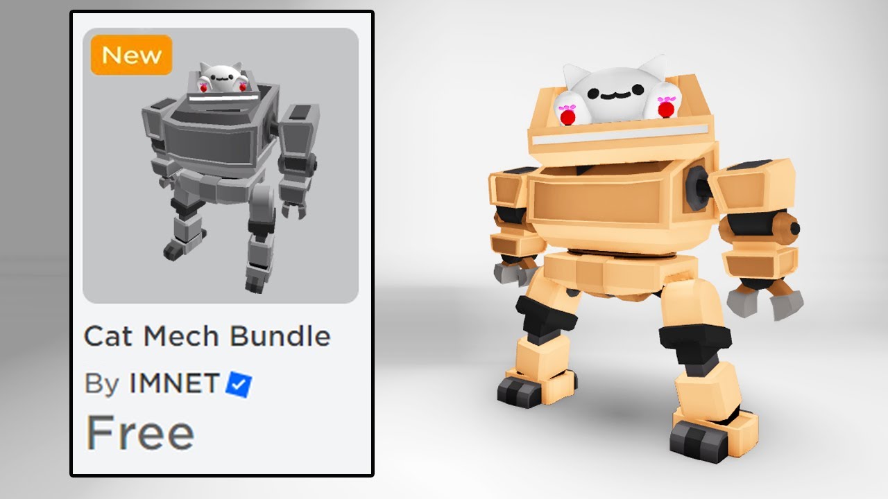 *NEW* GET THIS FREE CAT MECH BUNDLE IN ROBLOX NOW!!😱 - YouTube