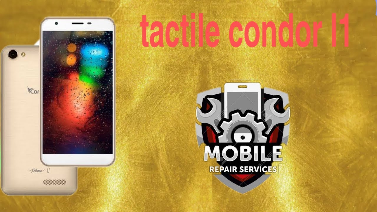 Tactile condor l1 تغيير شاشة اللمس - YouTube