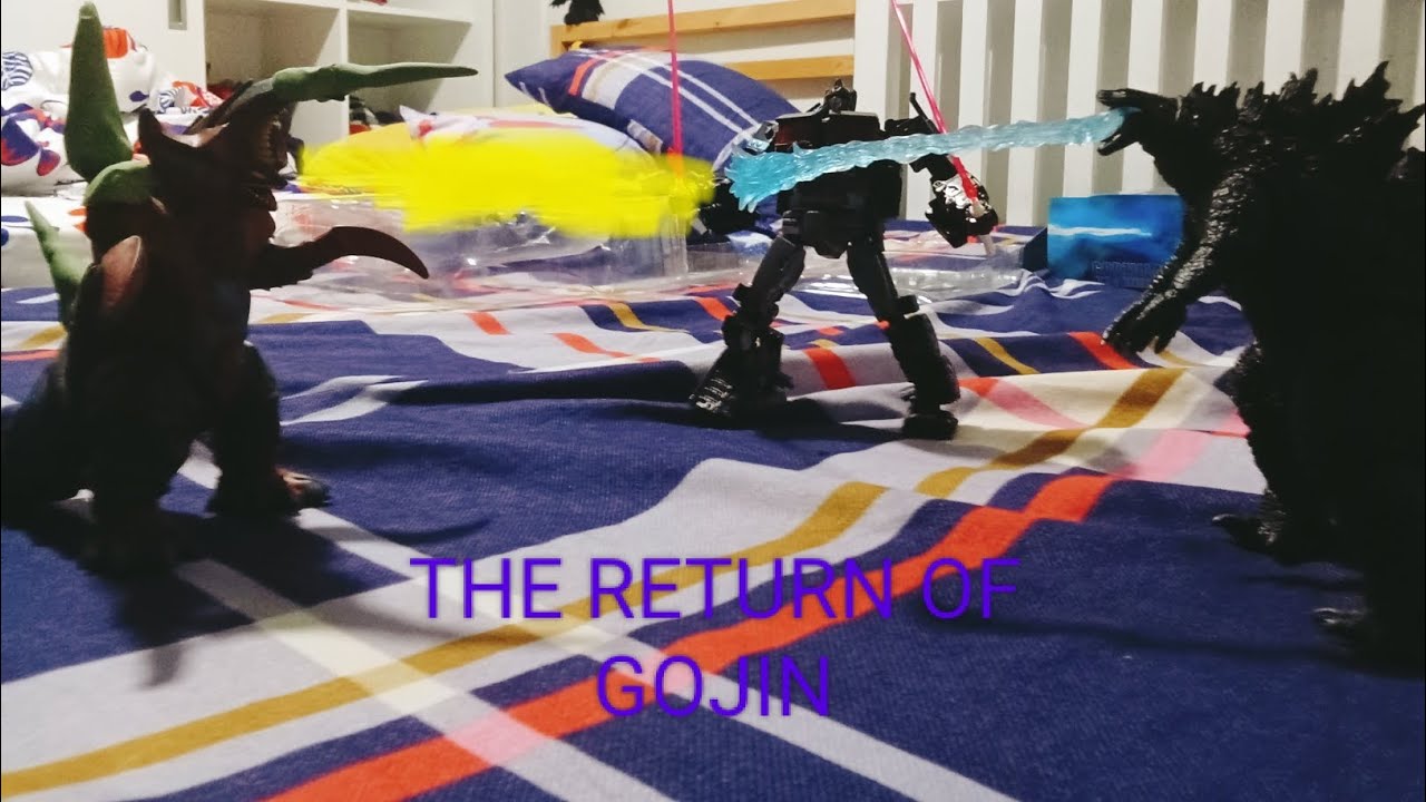 THE RETURN OF GOJIN /stop motion movie - YouTube