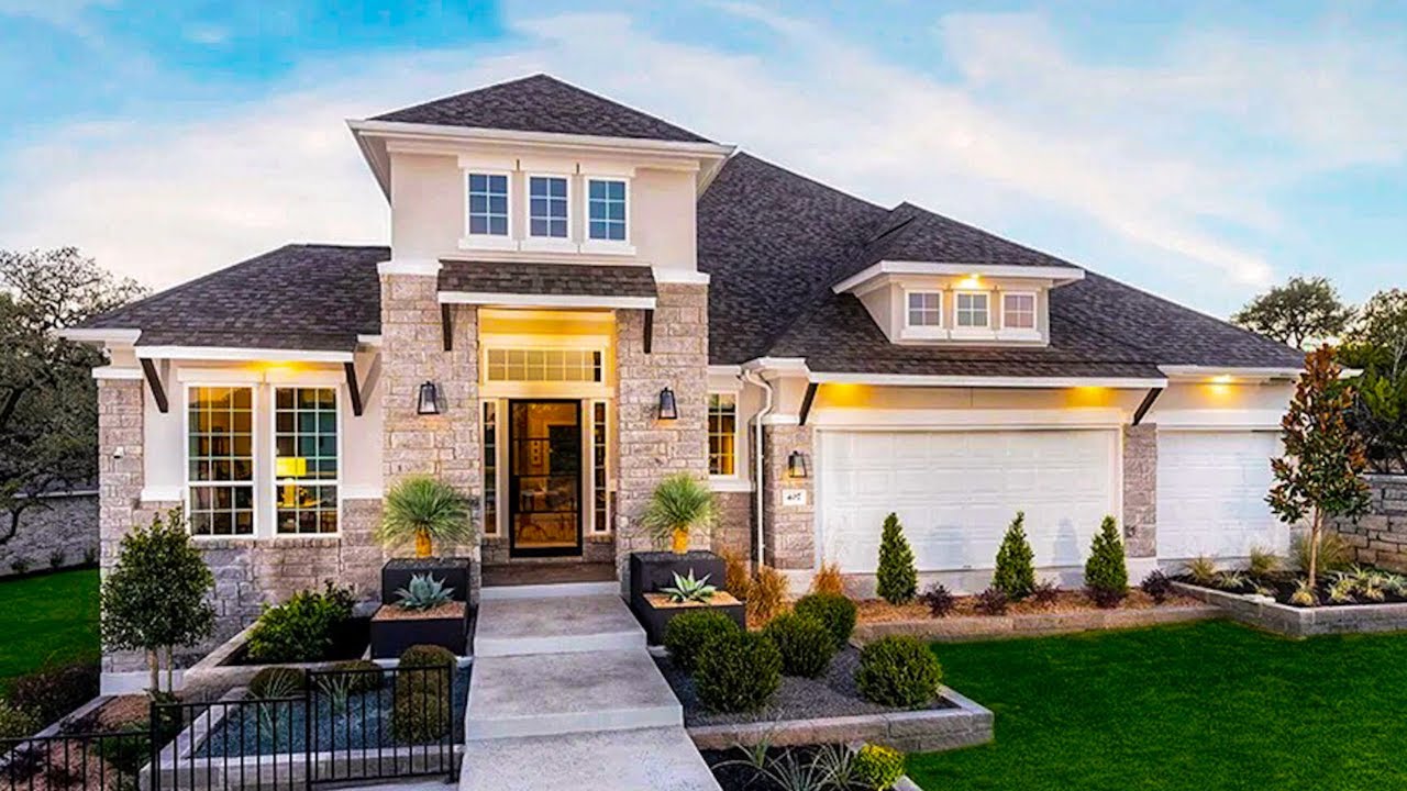 Taylor Morrison Model Home Tour l Parten in Austin, TX - YouTube