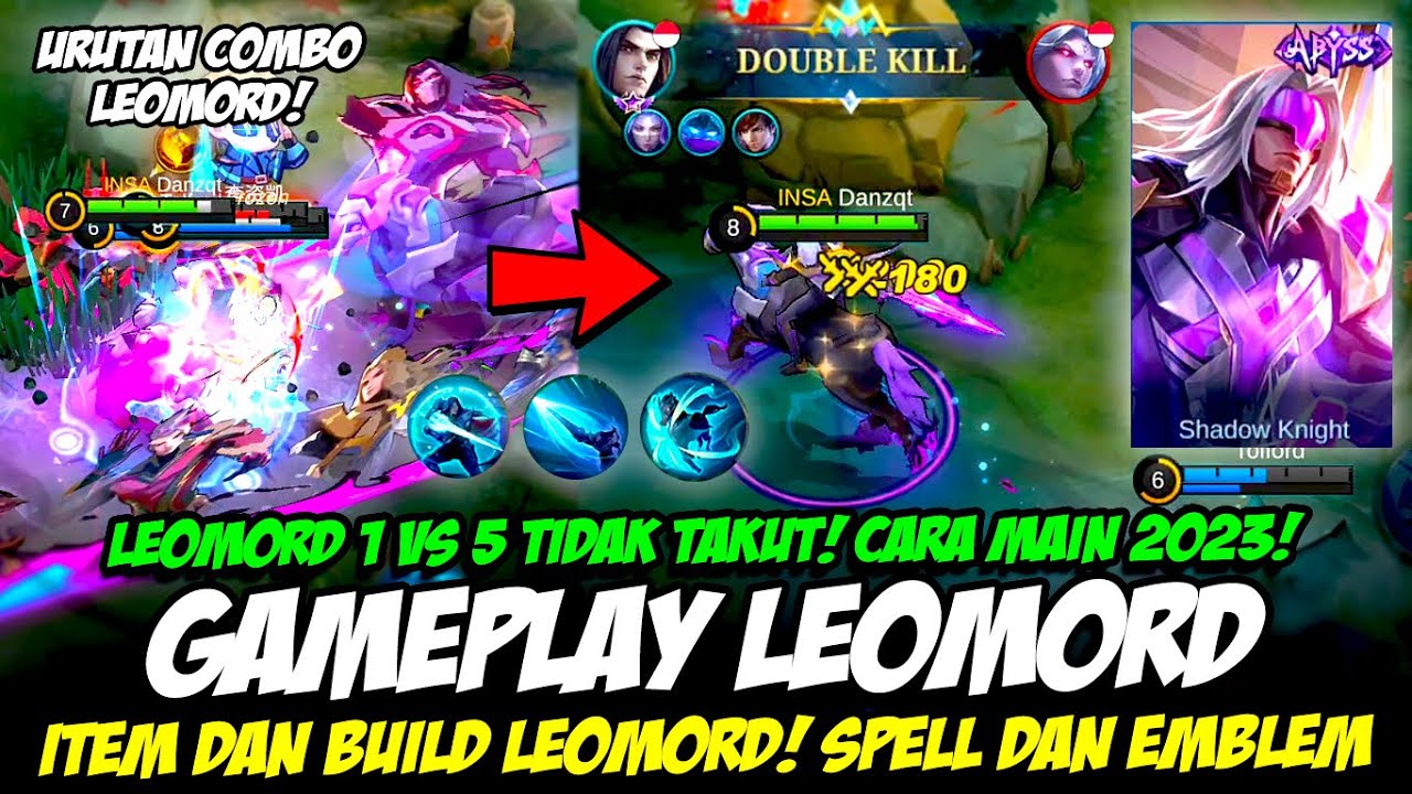 BARU ITEM & BUILD LEOMORD TERSAKIT 2023 CARA MAIN & COMBO LEOMORD 2023 ...