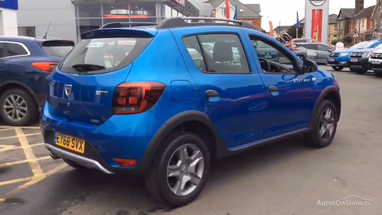 DACIA SANDERO STEPWAY COMFORT TCE BLUE 2019 - YouTube