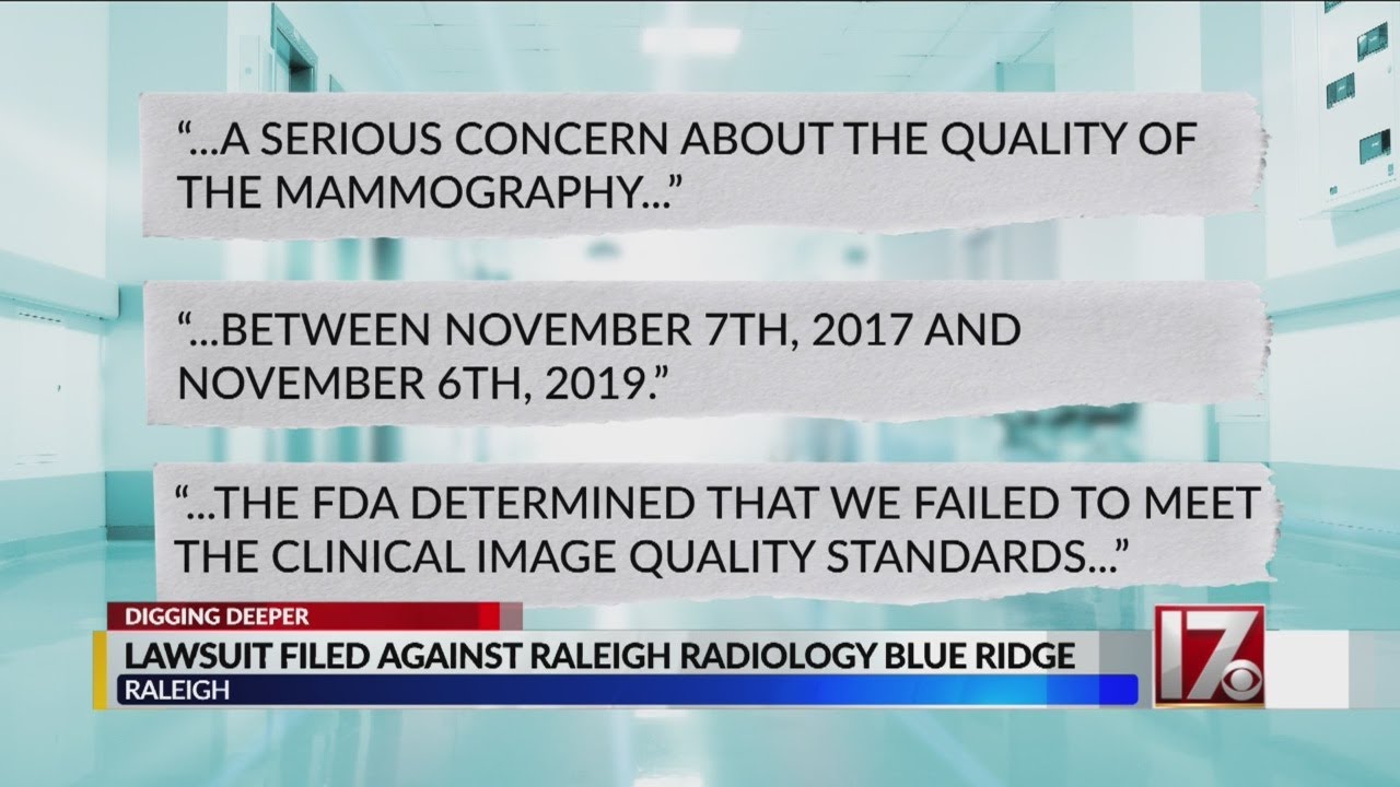 Lawsuit filed against Raleigh Radiology Blue Ridge - YouTube
