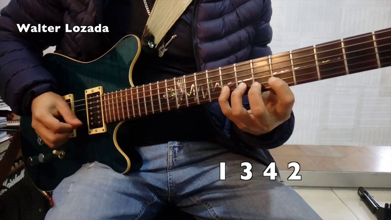 Finger Independence #1 - Electric Guitar Exercises - YouTube