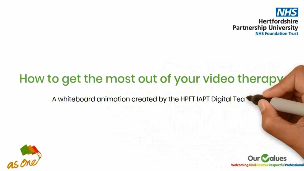 How to get the most out of your video therapy - YouTube