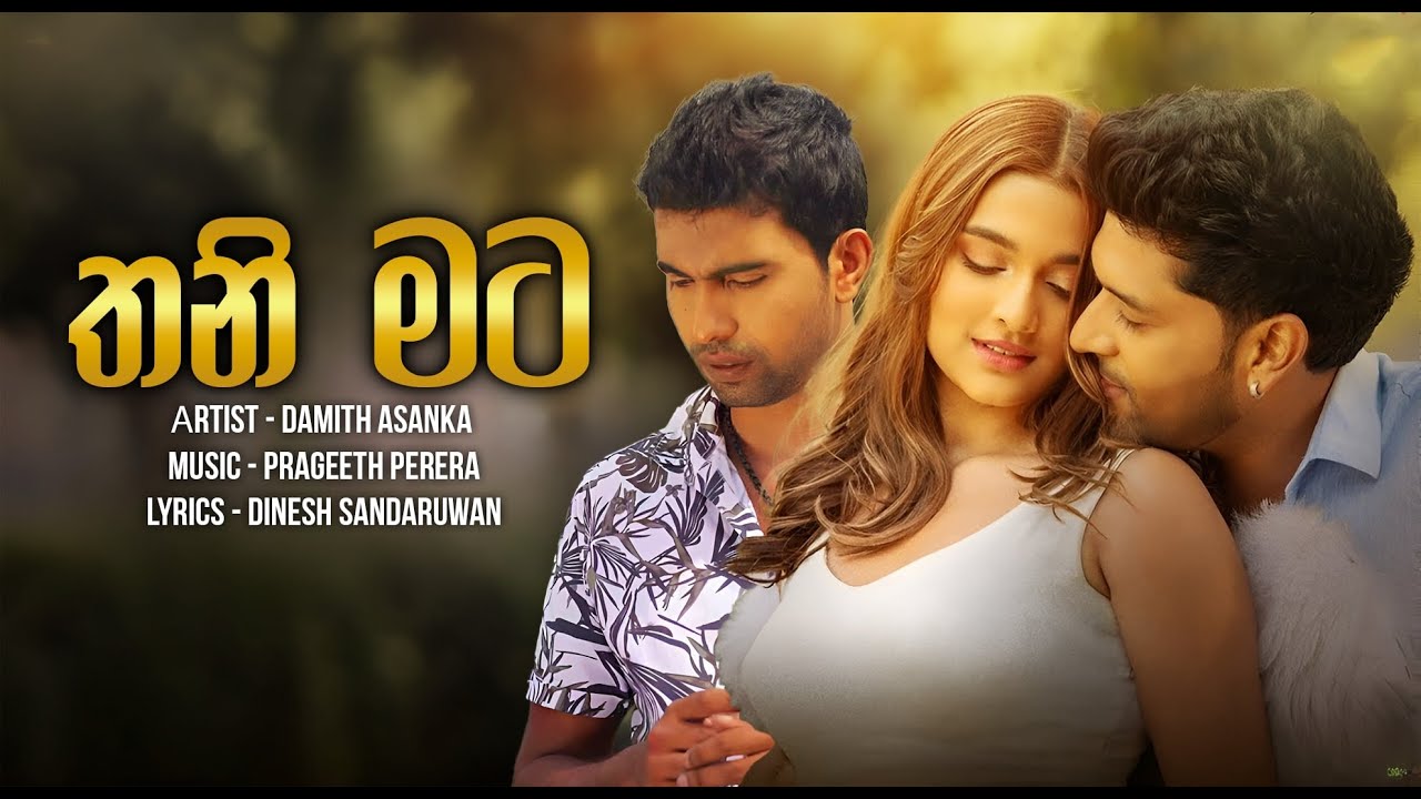 Thani Mata (තනි මට මේ තරමට රිදවා ) - Damith Asanka (Lyric Video) | TOP ...