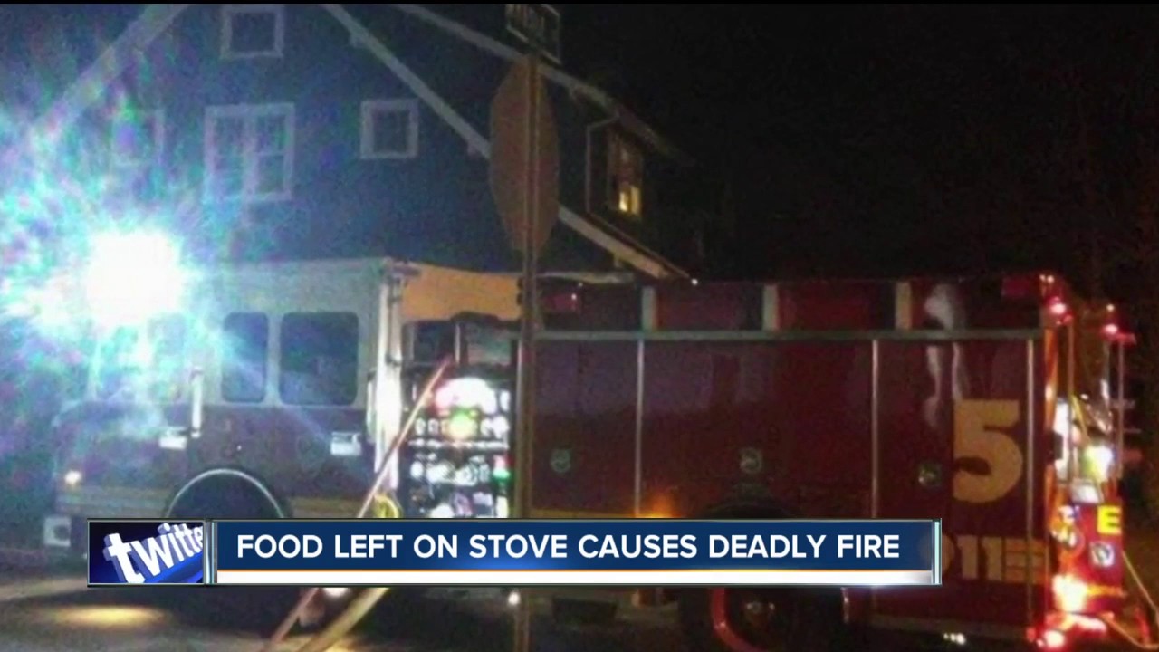 Food on the stove leads to deadly fire - YouTube