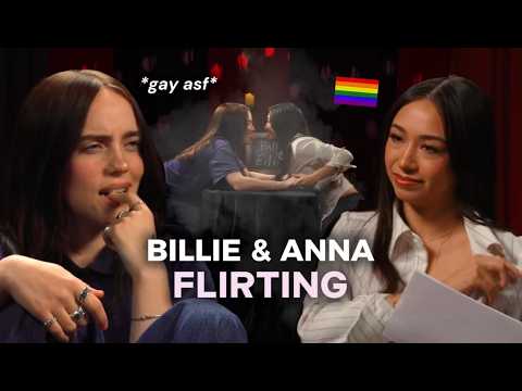 Billie Eilish flirting with Anna (so gay)