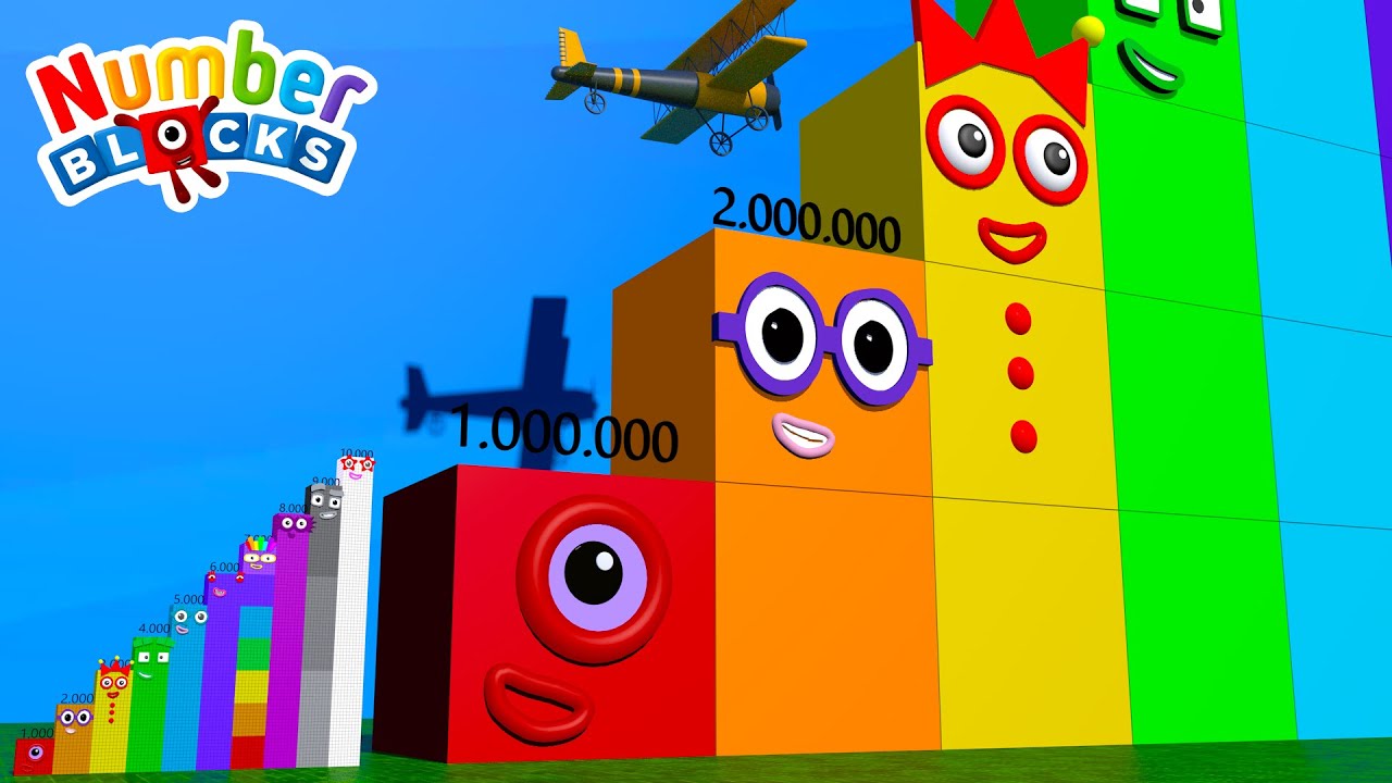 Looking for Numberblocks Step Squad 1 Hundred to 10 Million HUGE ...