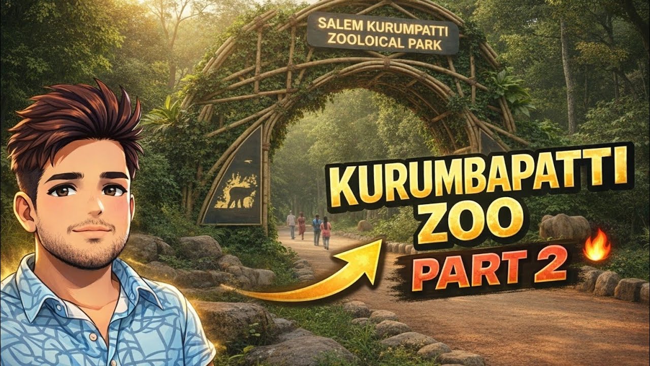 KURUMBAPATTI ZOO 🦌🦚 | Salem Zoo Part 2 | Natural Tamil Nadu - YouTube