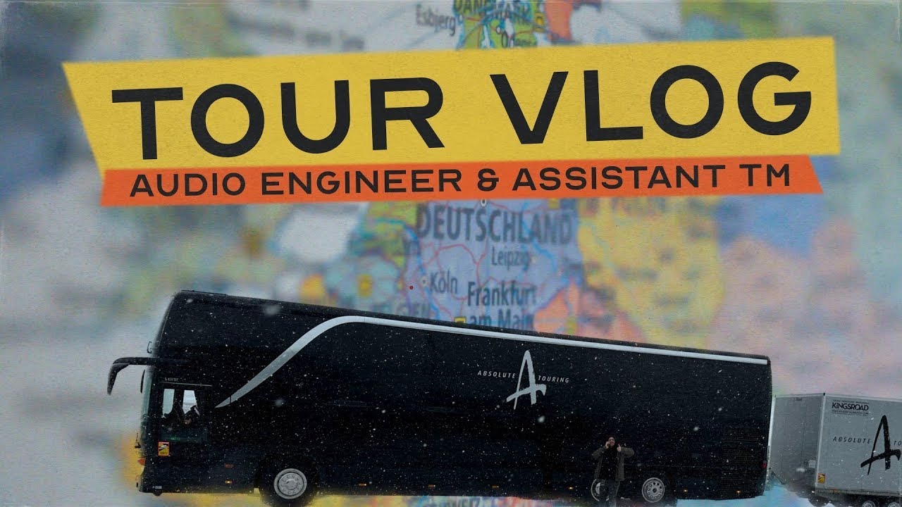 TOUR VLOG // FOH Audio Engineer for The Rose part 1 - YouTube