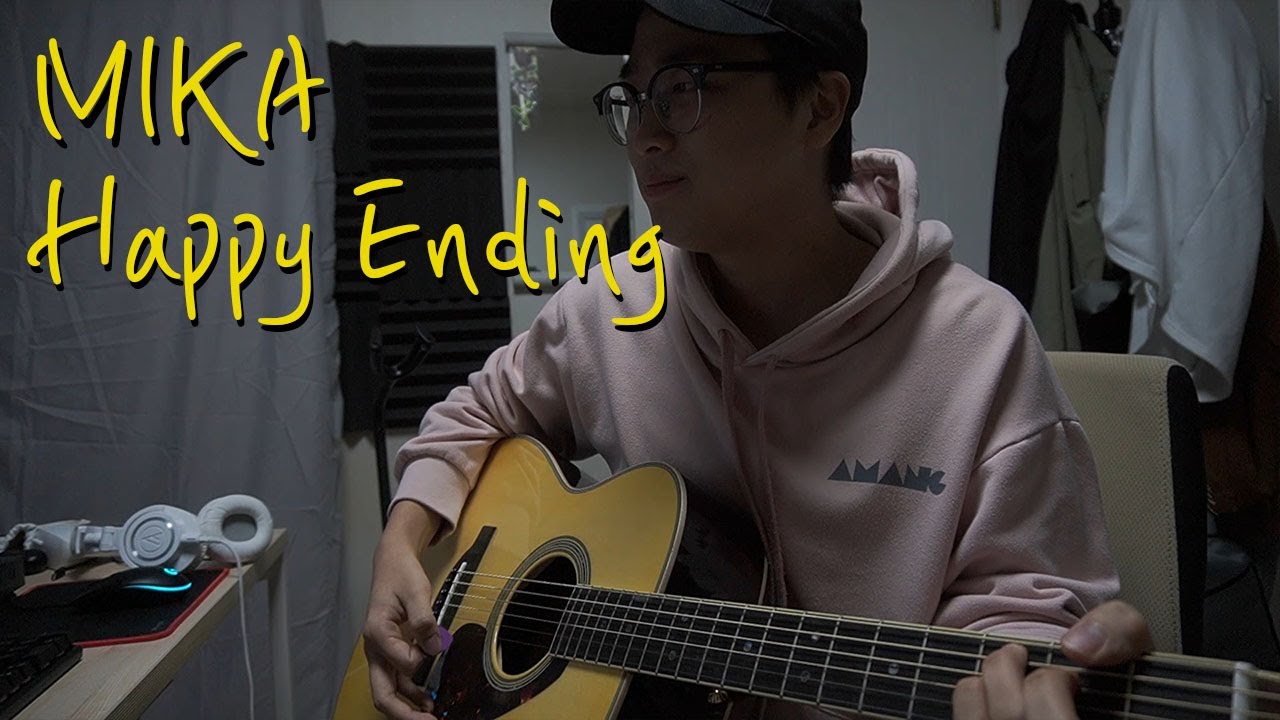 MIKA - Happy Ending acoustic cover 미카 해피엔딩 짧게 커버하기 (라이브임) - YouTube
