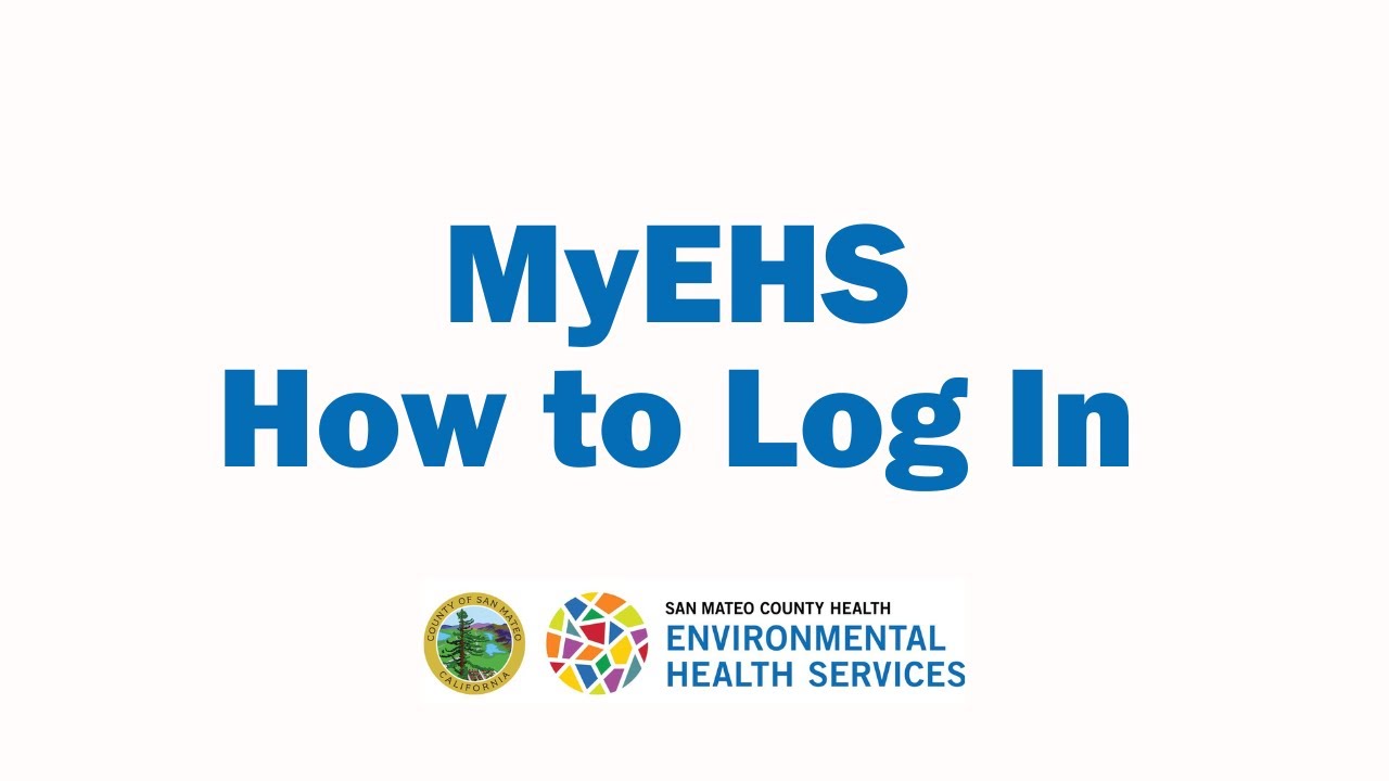MyEHS How to Log in - YouTube