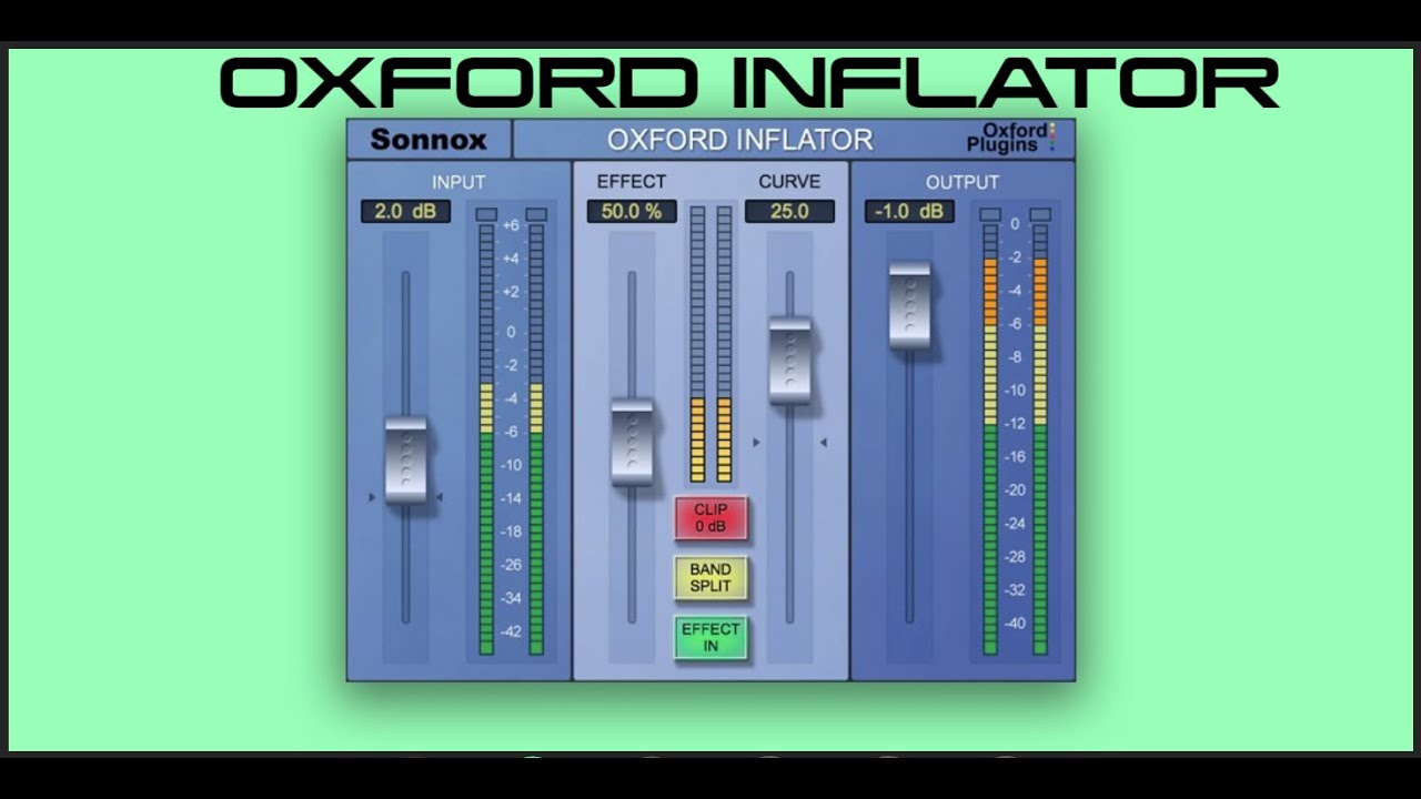 Oxford Inflator Limiter Clipper Maximizer Multiband VST Plugin Sound ...