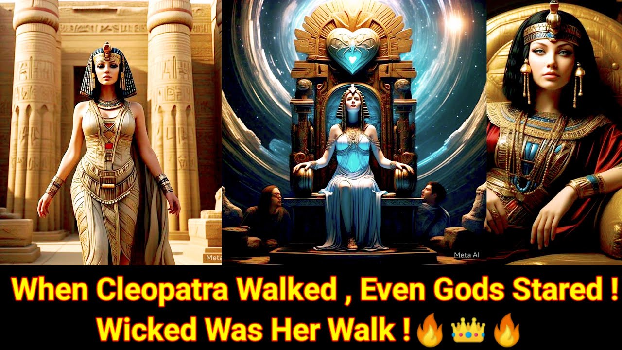 When Cleopatra Walked , Even Gods Stared ! Wicked Was Her Walk ! - YouTube